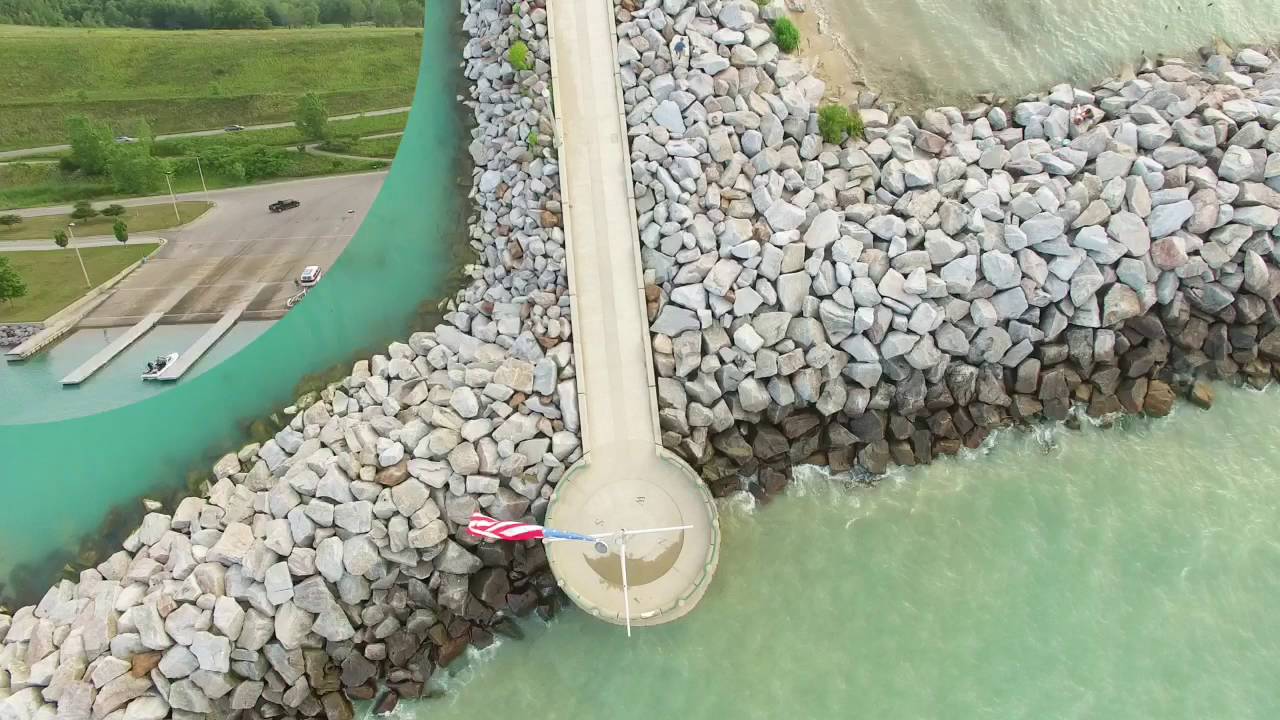 Lake Michigan, Bender park - Wisconsin - YouTube