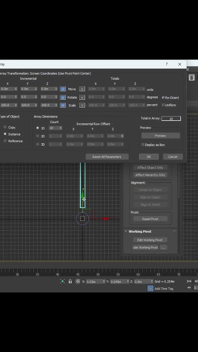 How to Use Array & Align in 3ds Max | Quick & Easy 3D Modeling Tutorial - YouTube