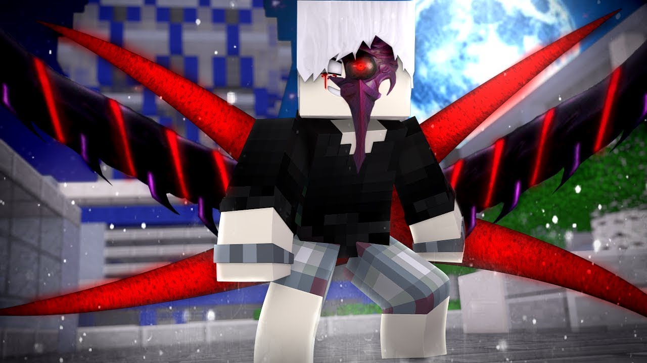 Minecraft Tokyo Ghoul Novo Ghoul Aparece 83‹ Sky › Youtube