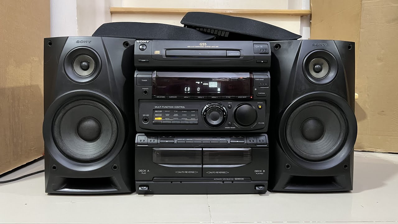 SONY MHC-G55 ชุดนี้ลูกค้านครสวรรค์สั่งให้เก็บงานพร้อมโมลงบลูทูธ ...