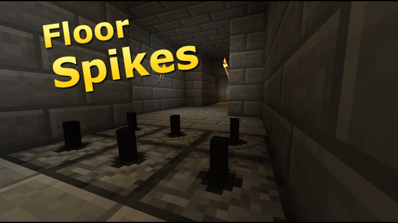 Minecraft - Vanilla Floor Spikes 1.8 - YouTube