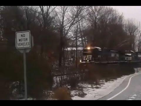 NS 66n (Ethanol Extra) In Manville,RI. On the Prov & Worc RR - YouTube
