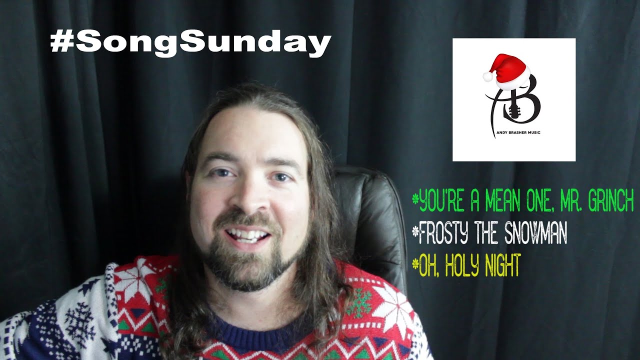 Andy Brasher - Christmas Sing-A-Long- Song Sunday - YouTube