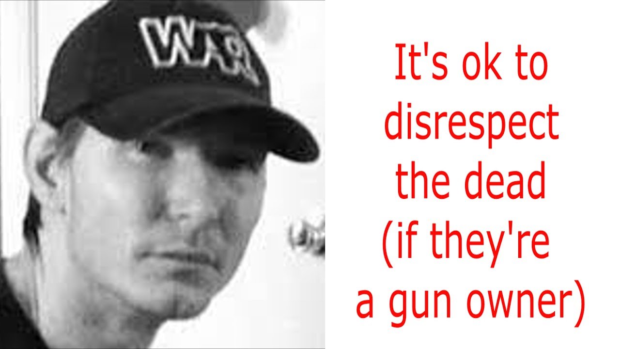 it's ok to disrespect the dead (if they're a gun owner) #gunrights # ...