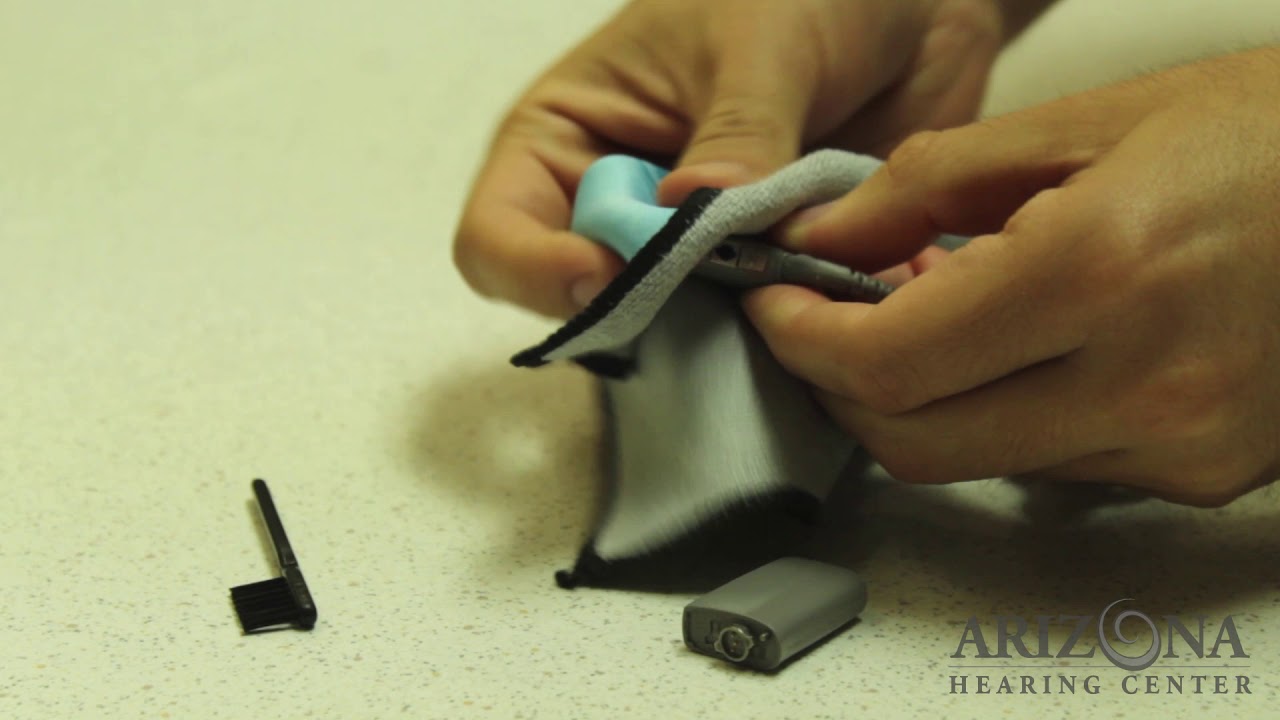 How to Clean the Processor for a Cochlear Implant - YouTube