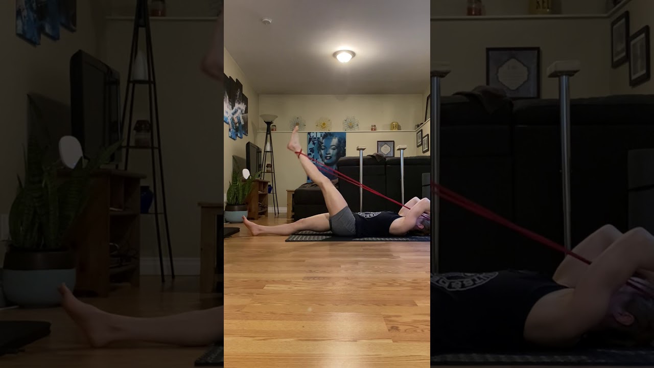 Band Resisted Hamstring Eccentrics ⁣ - YouTube
