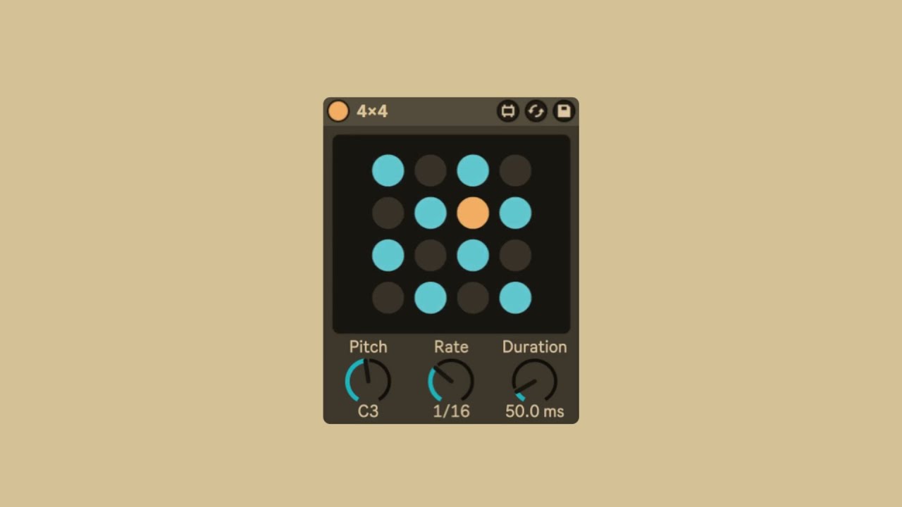 4×4 Random Sequencer | Max for Live Device - YouTube