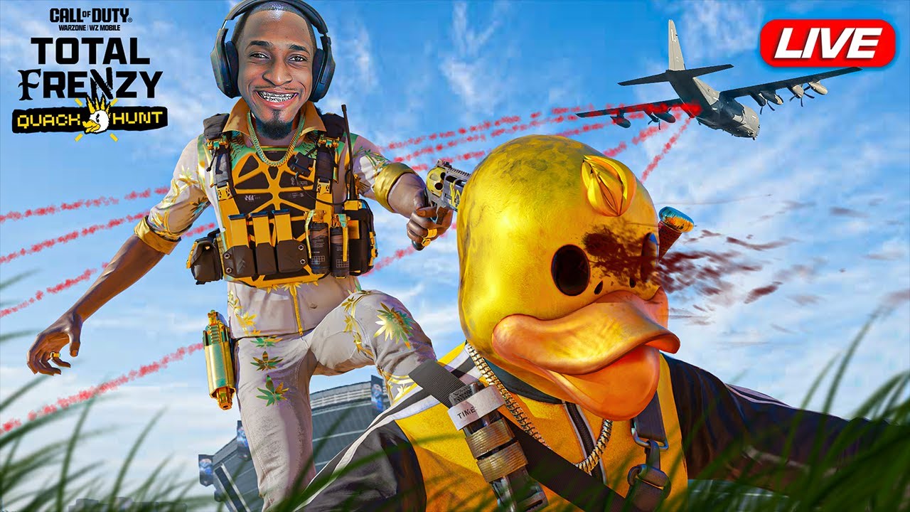 🔴 LIVE - $50,000 TOTAL FRENZY QUACK HUNT WARZONE TOURNAMENT! (DAY 1/2) - YouTube