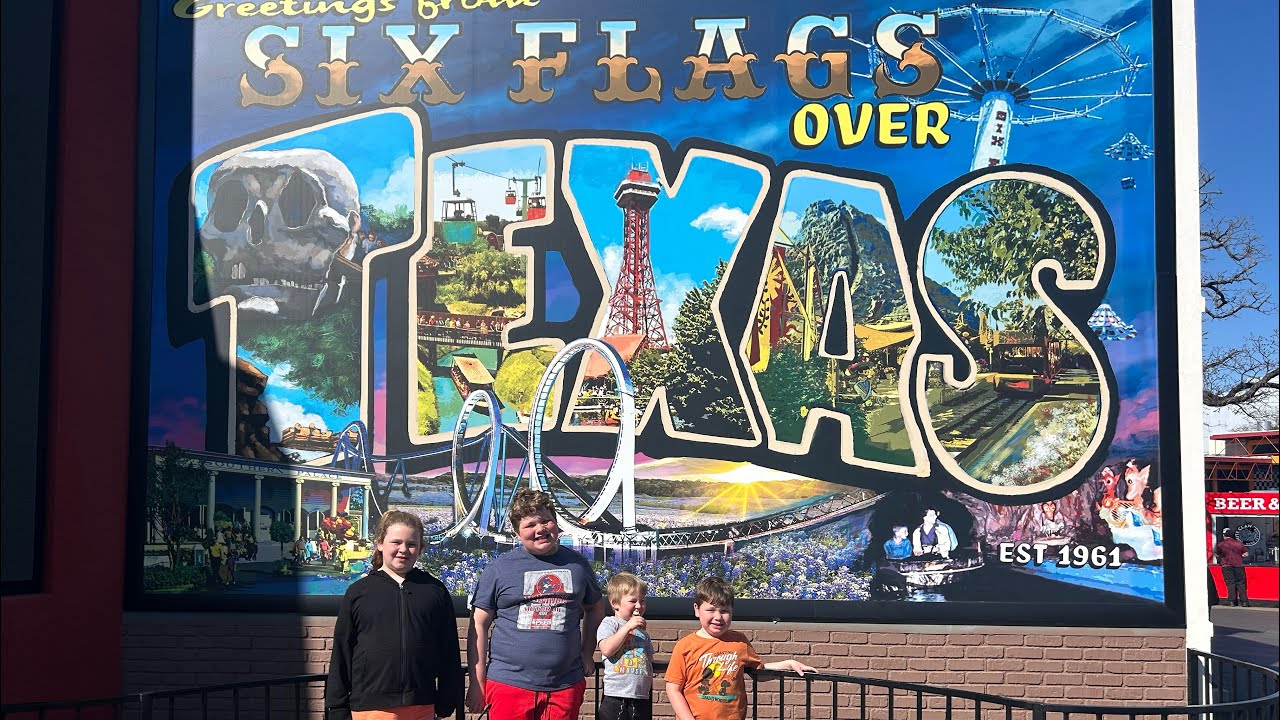 Six Flags Over Texas Spring Break 2025 - YouTube