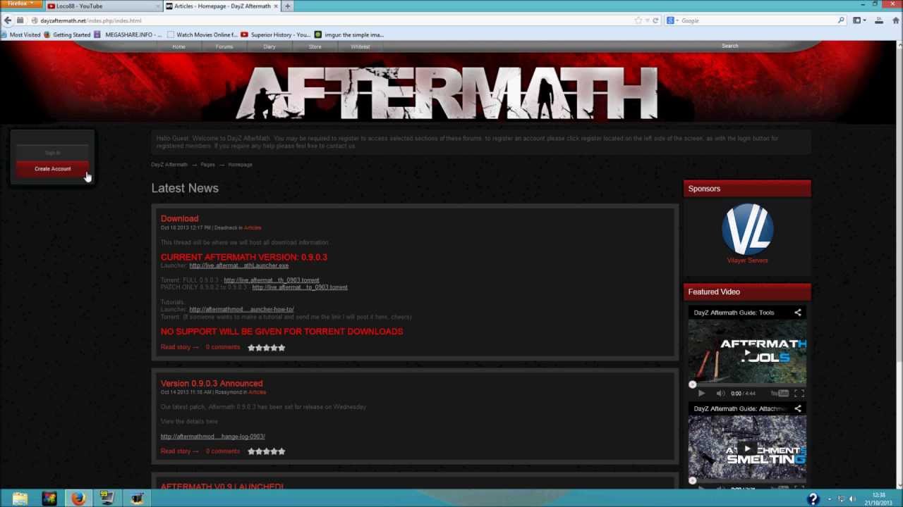 DayZ Aftermath Installation - YouTube
