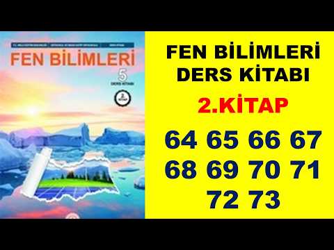 5.Sınıf Fen Bilimleri Ders Kitabı Sayfa 64 65 66 67 68 69 70 71 72 73 Cevapları