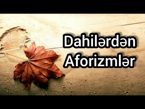 Aforizmlər