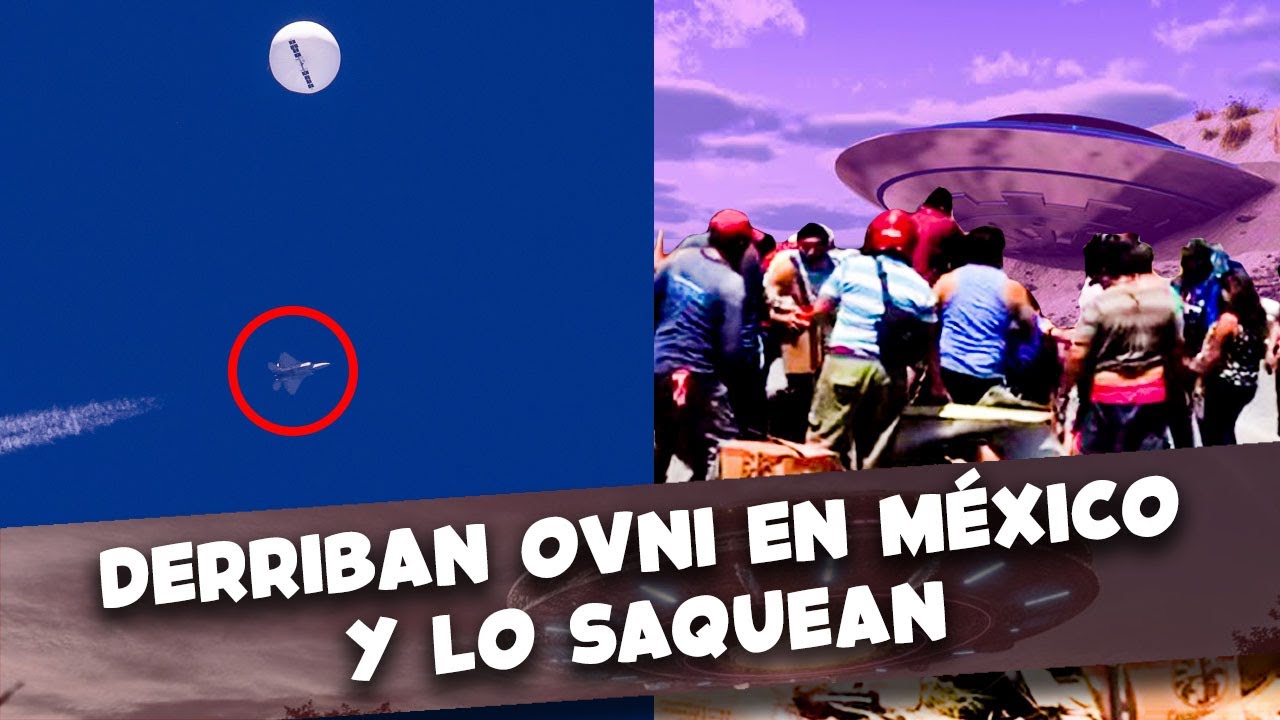 México derriba OVNI y lo saquean - El Marciano Marcelino - YouTube