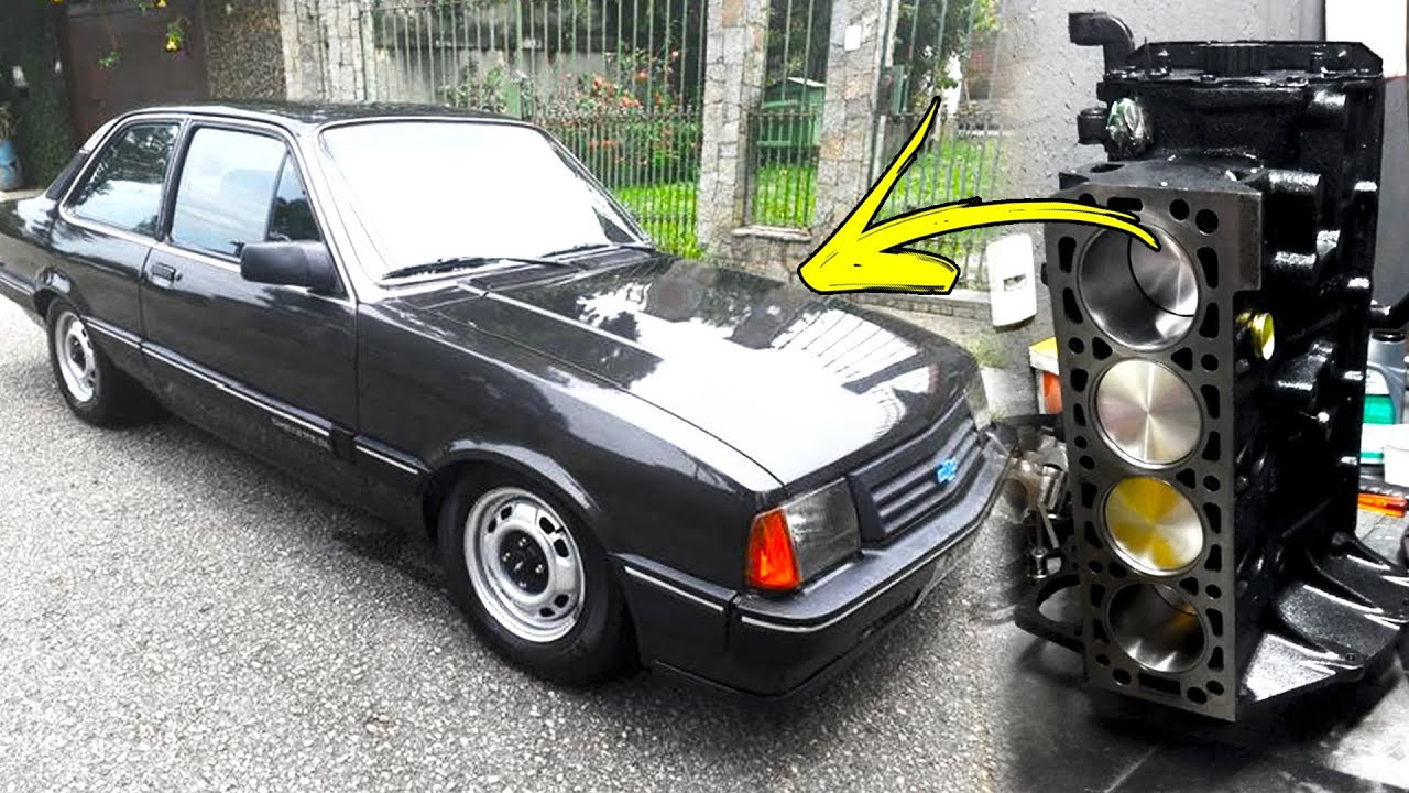 Início da montagem do motor do Chevette Turbo - YouTube