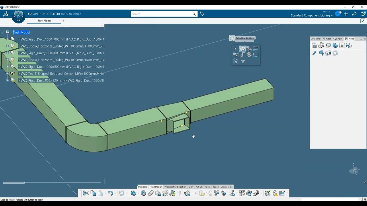 HVAC Parametric Part | 3DEXPERIENCE - YouTube