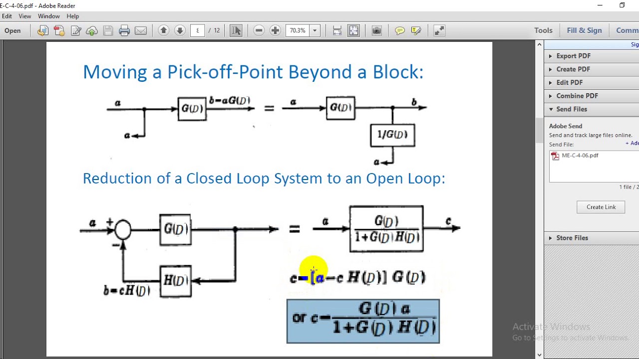 Representation of Control Systems - YouTube