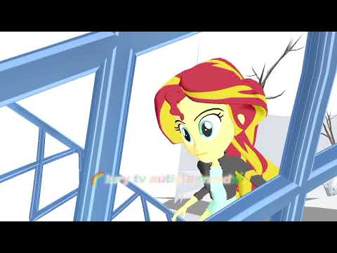 Frozen Let It Go mmd versão sunset shimmer my little pony equestria girls