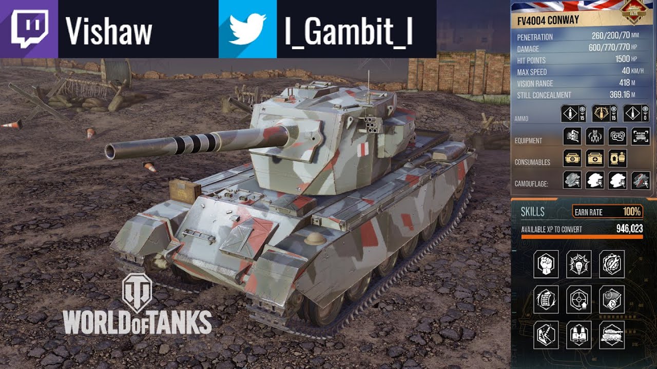 FV4004 Conway - Crazy DPM with HESH: Radley-Walters: WoT Console ...