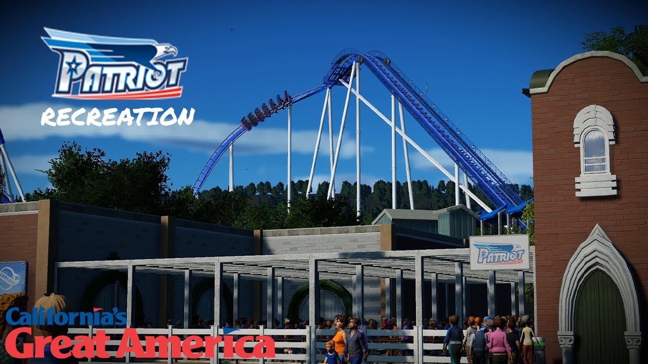 Patriot Recreation || California's Great America || Planet Coaster ...