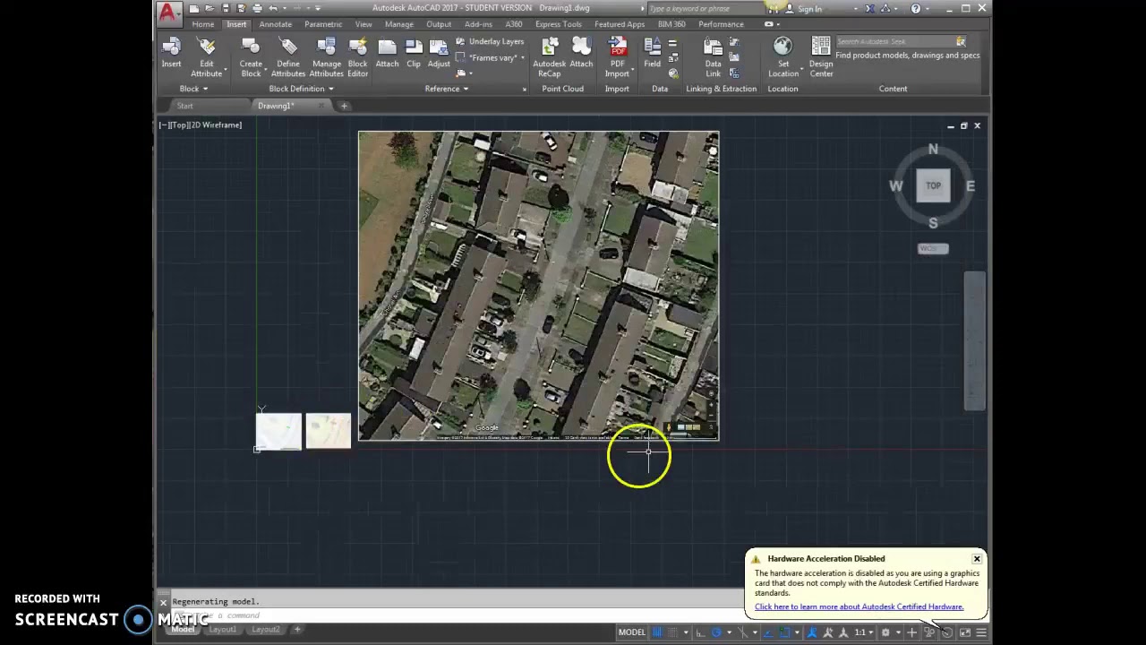 Google maps to CAD - YouTube