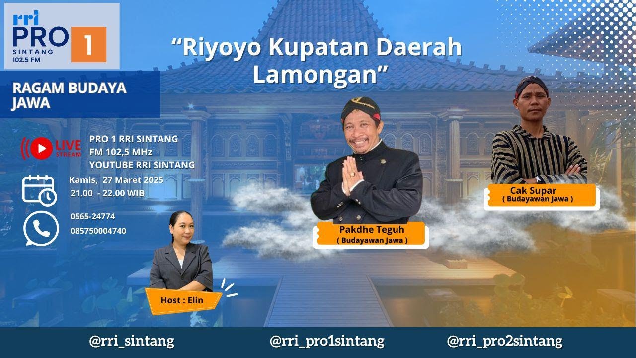 RAGAM BUDAYA JAWA | "RIYOYO KUPATAN DAERAH LAMONGAN" - YouTube