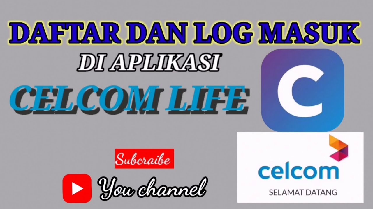 CARA DAFTAR DI APLIKASI CELCOM LIFE - YouTube