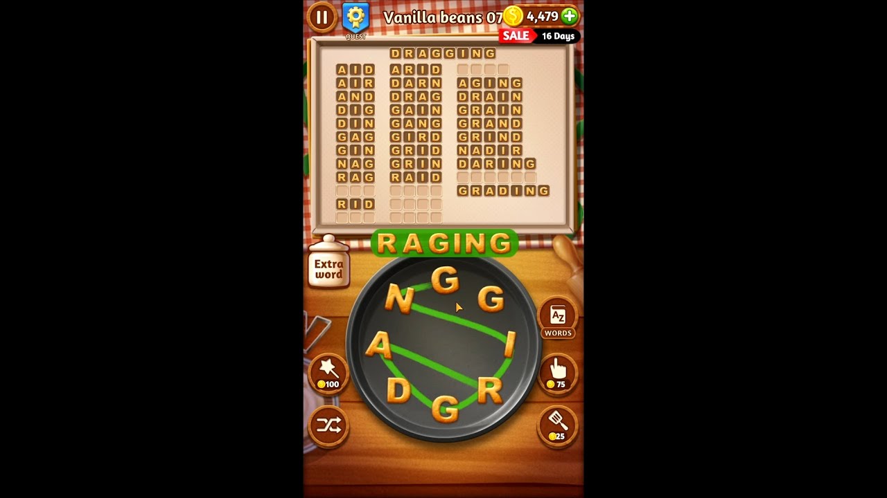 Word Cookies Vanilla Beans Levels 7-10 - Marvelous Chef Answers - YouTube