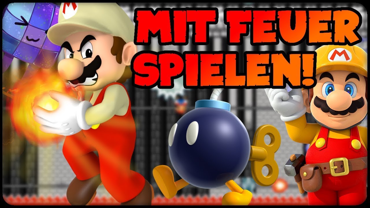 SUPER MARIO MAKER ⭐️ Mit Feuer spielen! #333 ⭐️ ONLINE Deutsch - YouTube