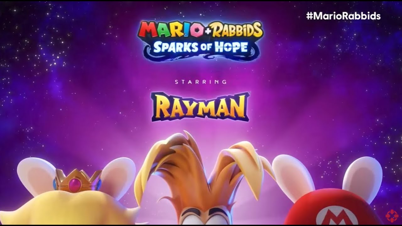Rayman in new mario + rabbids DLC - YouTube