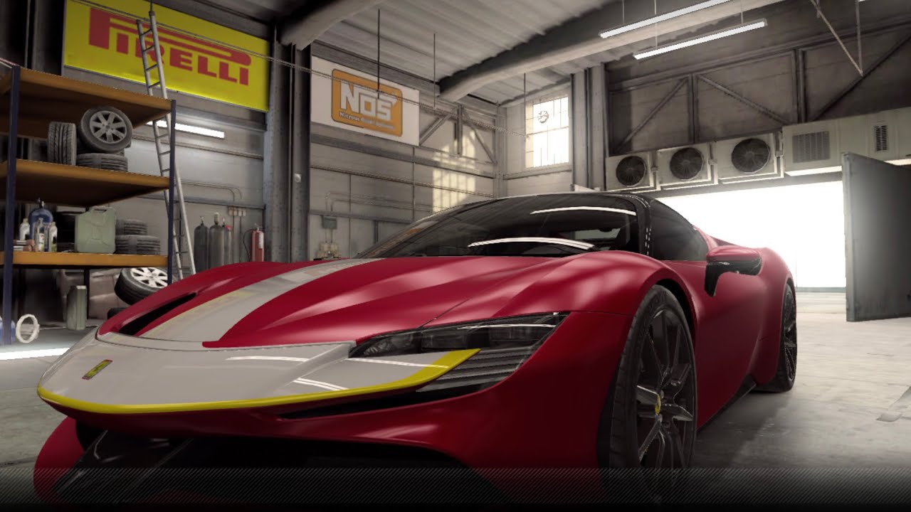 【CSR2】SF90 Stradale Assetto Fiorano, shift & tune for 6.96x - YouTube