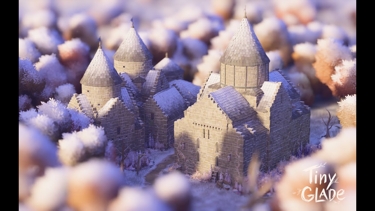 Tiny Glade - Haghartsin Monastery (speedbuild) - YouTube