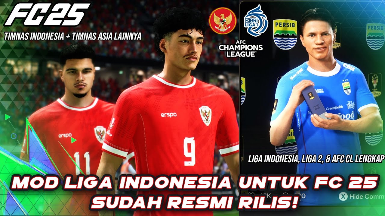 Mod Liga Indonesia Yang Kalian Tunggu-Tunggu Sudah Resmi Rilis Di FC 25 ...