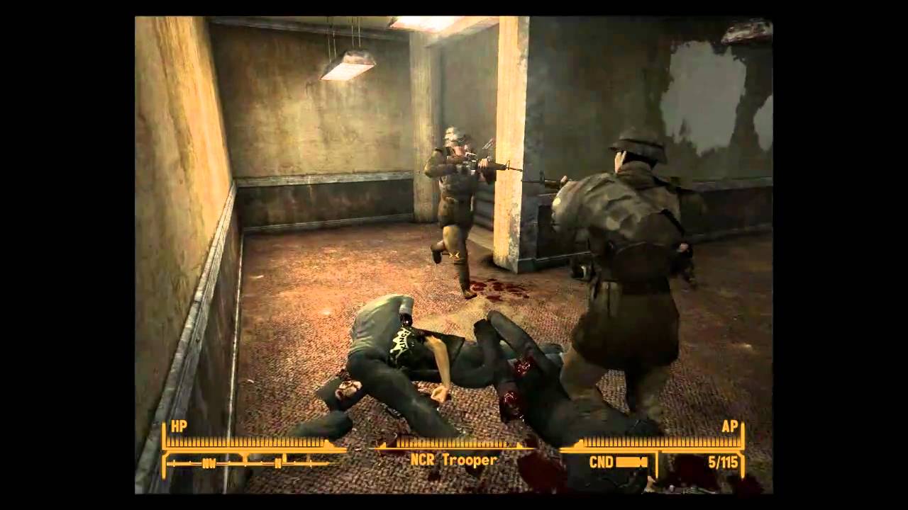 Fallout New Vegas NCR vs The kings - YouTube