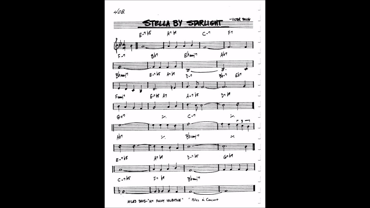 Stella by Starlight performed by Mark Sensinger - YouTube Music