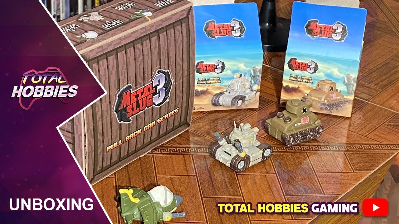 Metal Slug 3｜ Set of 4 Pull Back Cars ｜ Beast Kingdom - Unboxing - YouTube