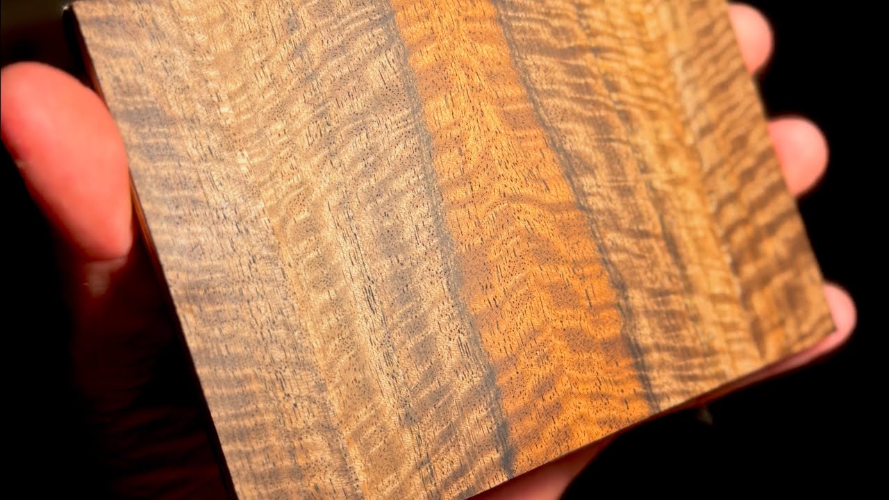 Making a Veneered Panel for a Box Top - YouTube