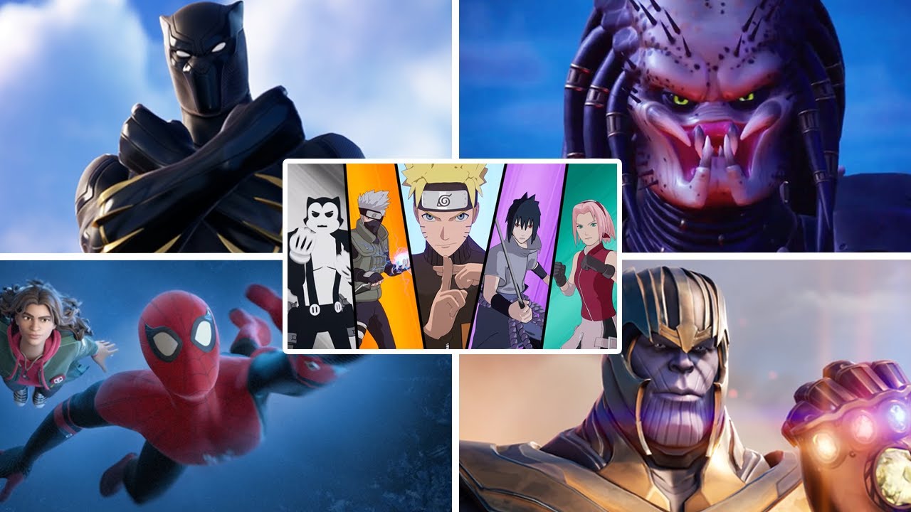 ALL FORTNITE CROSSOVER TRAILERS (2017 - 2021) - YouTube