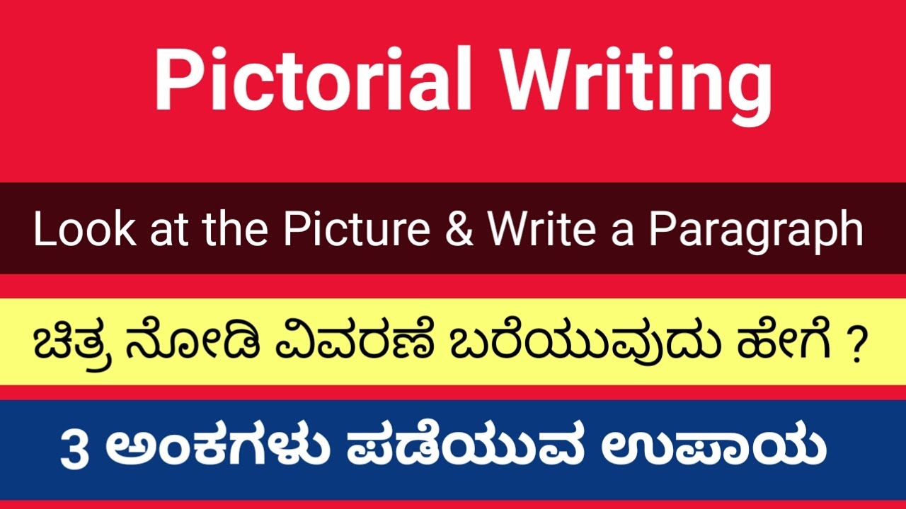 Look at the picture and write a paragraph | Pictorial Writing | Picture ...