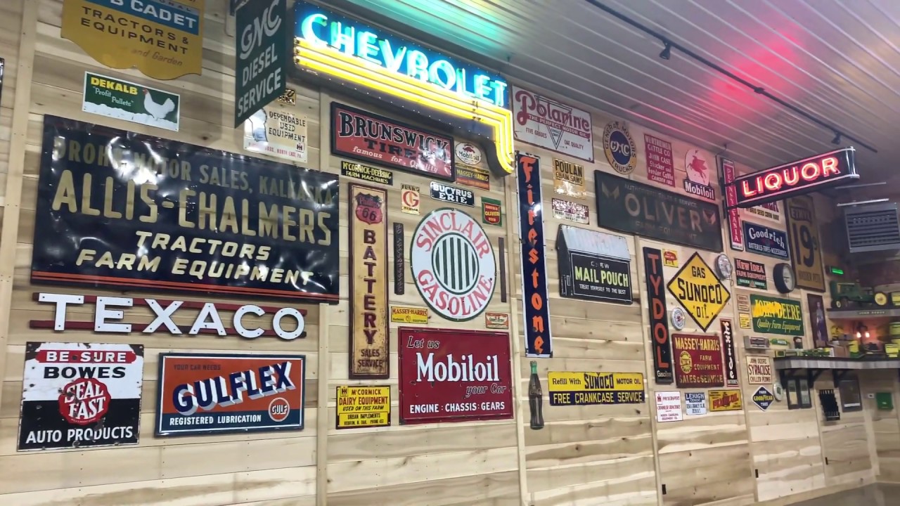OVER $500,000 worth of antique signs!! - YouTube