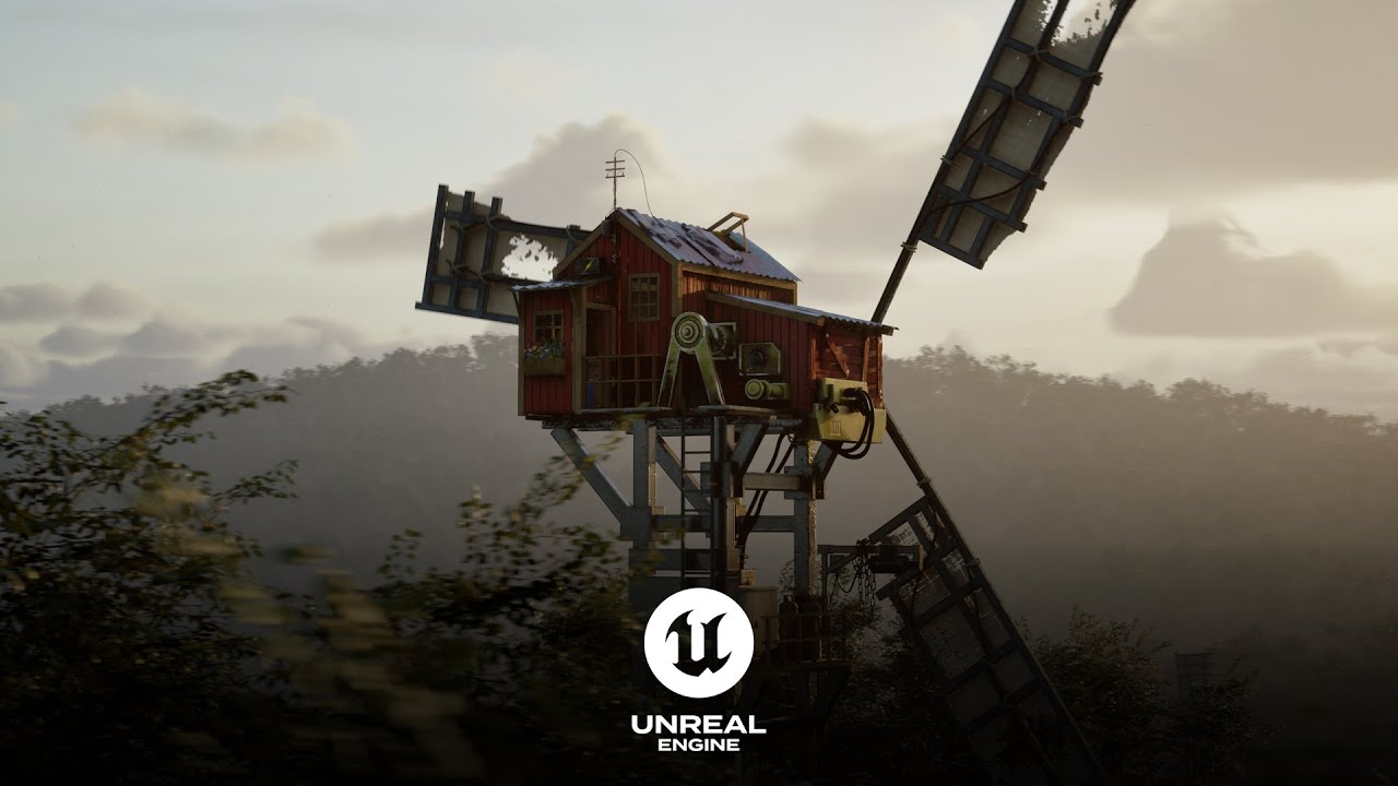 A Rustic Wind Farm | Unreal Engine 5 Cinematic | 4K - YouTube