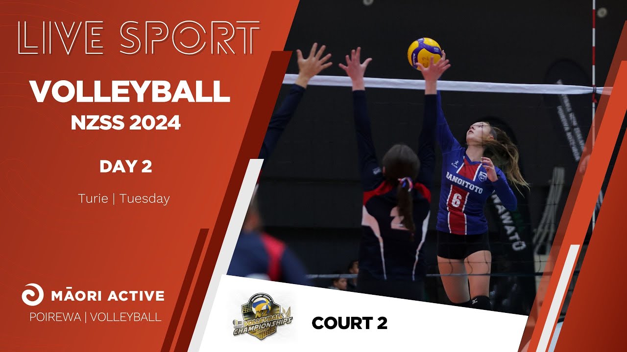 NZ Secondary School Volleyball Championships 2024 Day 2 Court 2 NZ Secondary School Volleyball Championships 2024 Day 2 Court 2
