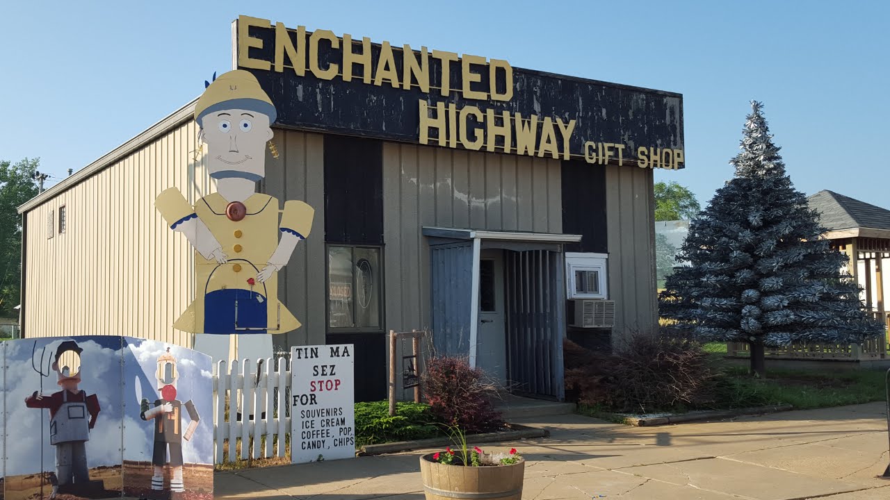 The Enchanted Highway North Dakota - YouTube