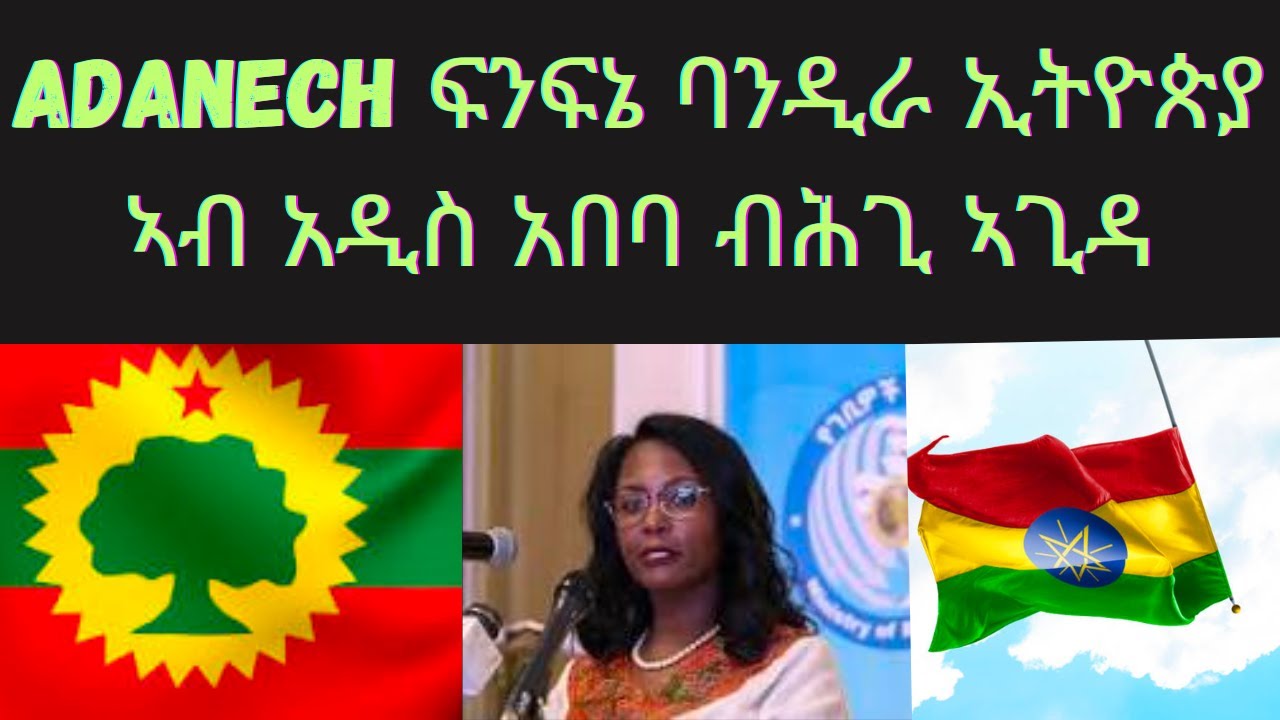 ADANECH ፍንፍኔ ባንዲራ ኢትዮጵያ ኣብ አዲስ አበባ ብሕጊ ኣጊዳ - YouTube