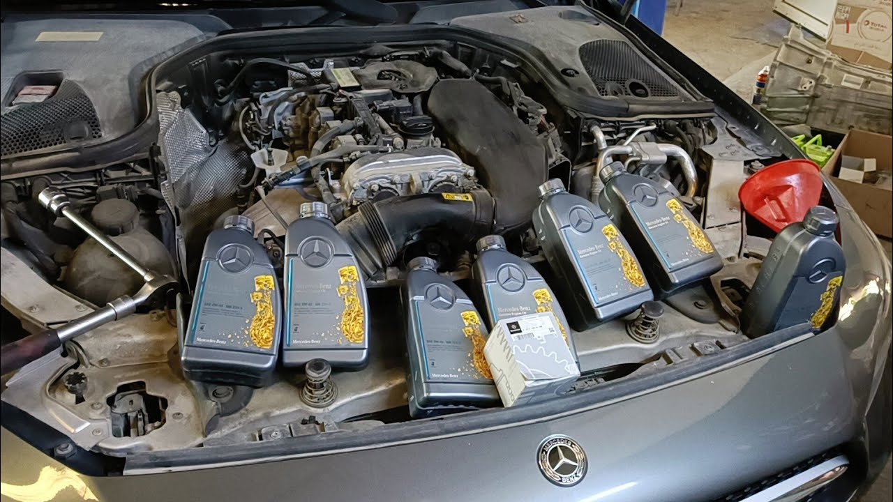 2019 Mercedes CLs 450 Oil Change YouTube