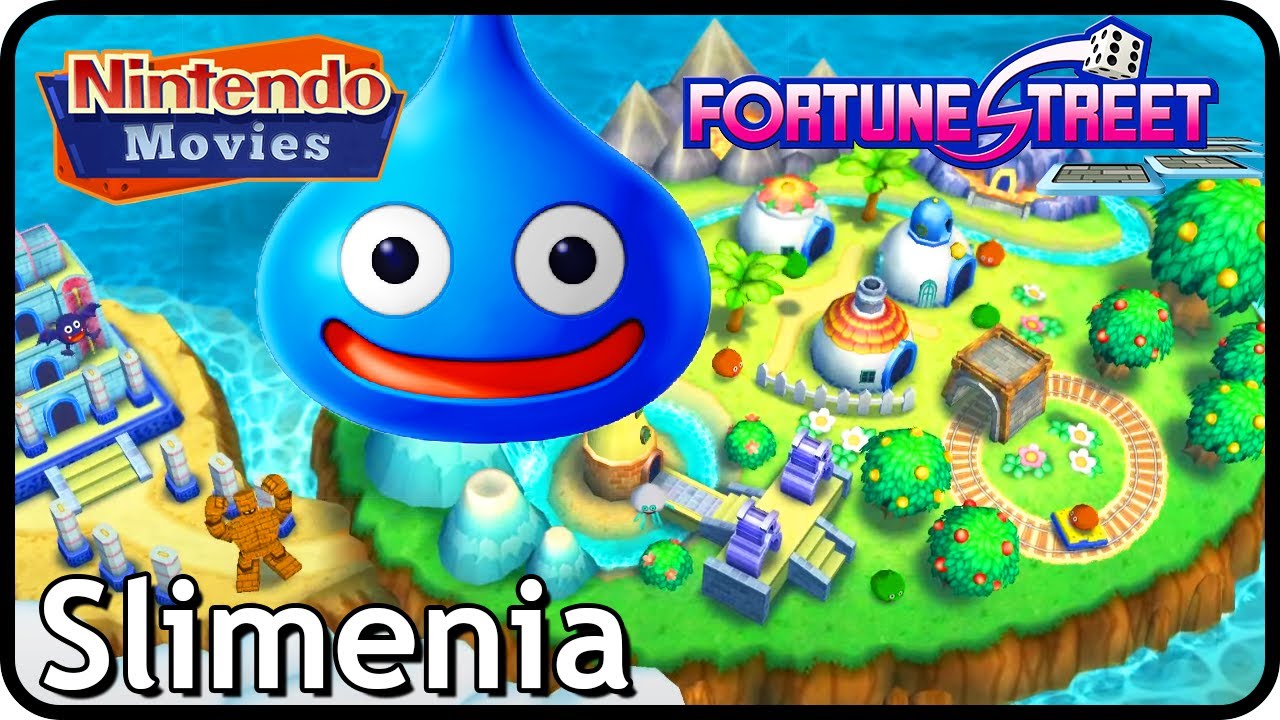 Fortune Street Dragon Quest Tour - Slimenia (Rik vs Stella vs Slime vs ...