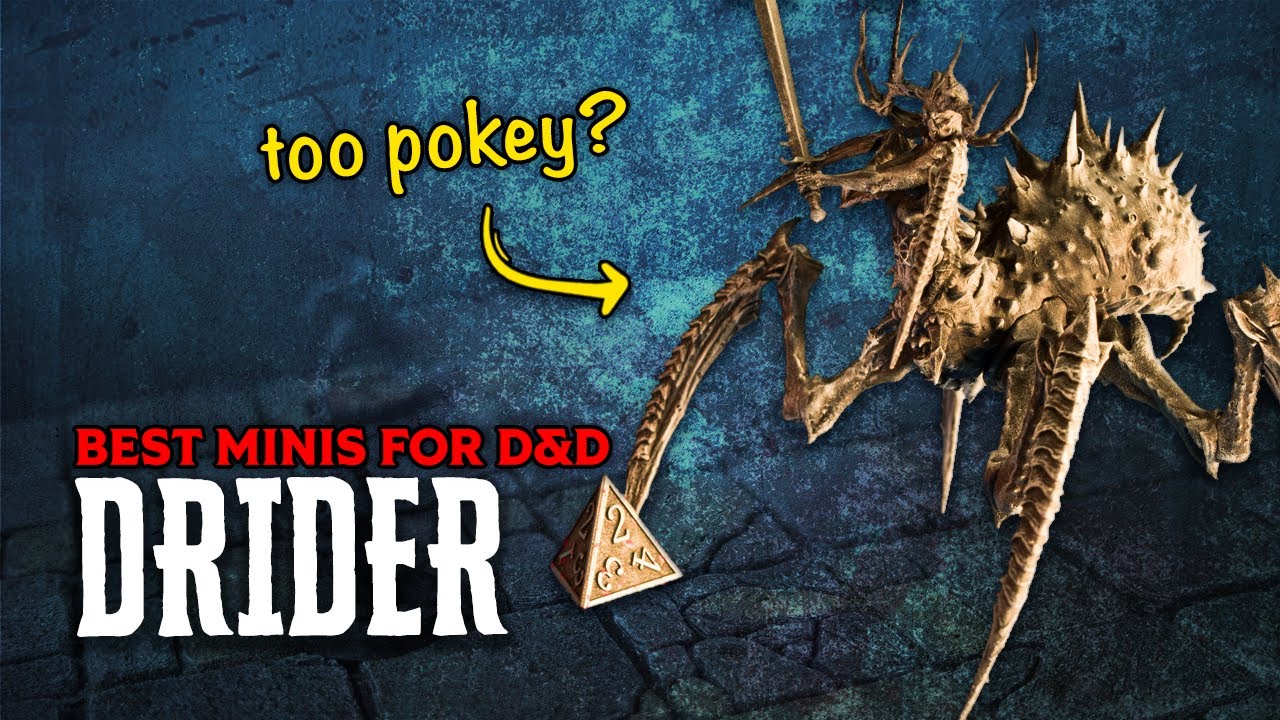 DRIDER -- 3D Printing the D&D Monster Manual - Tabletop Miniatures ...