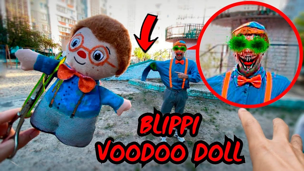 BLIPPI EXE VOODOO DOLL | Vlad and Niki film BLIPPI EVIL and BLIPPI ...