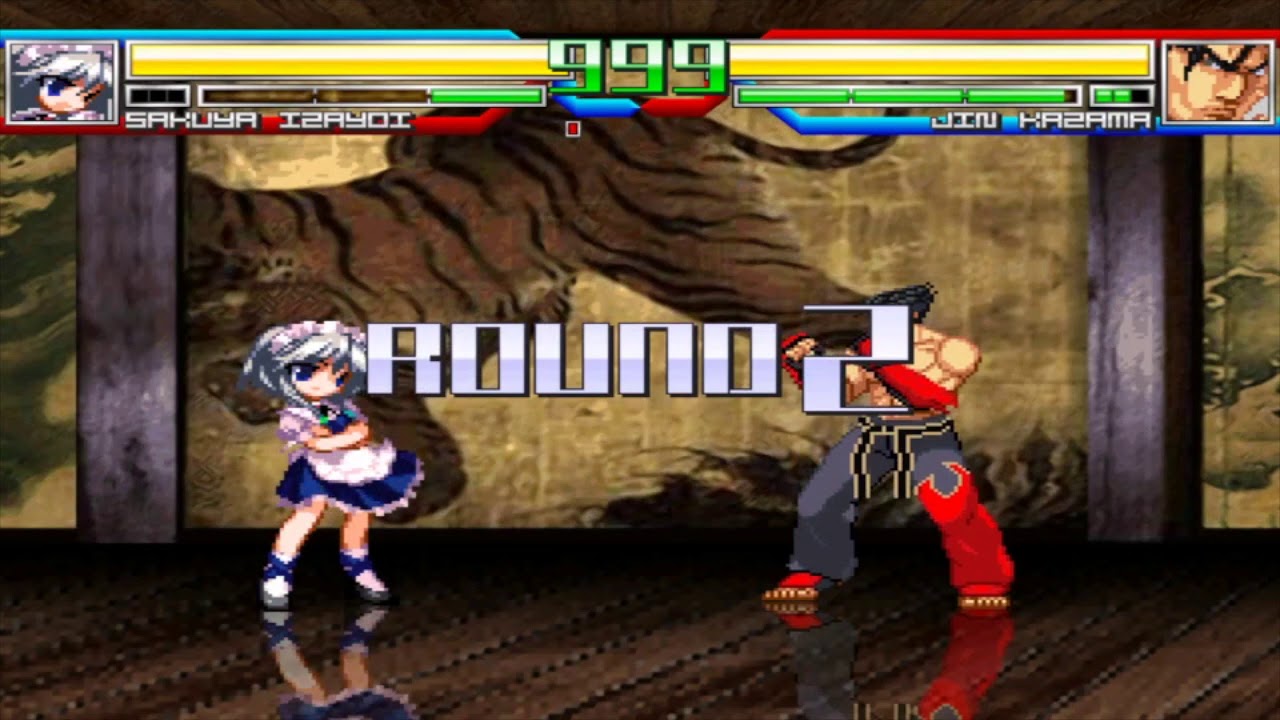 NICK54222 MUGEN: Sakuya Izayoi (me) VS Jin Kazama (chuchoryu) - YouTube