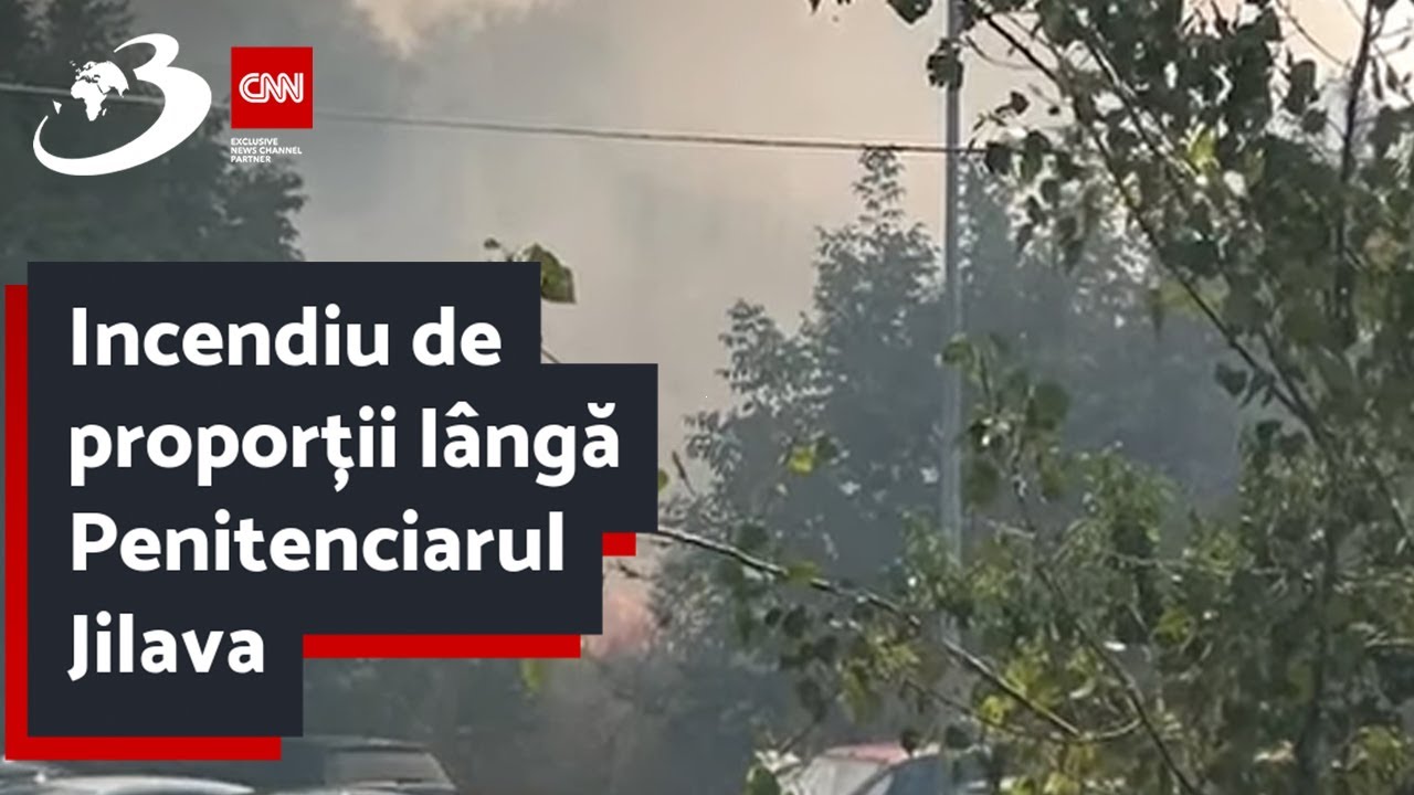 Incendiu de proporții lângă Penitenciarul Jilava - YouTube