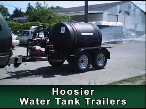 Hoosier Water Tank Trailer Rentals Dust Control High Spray Nozzle - YouTube
